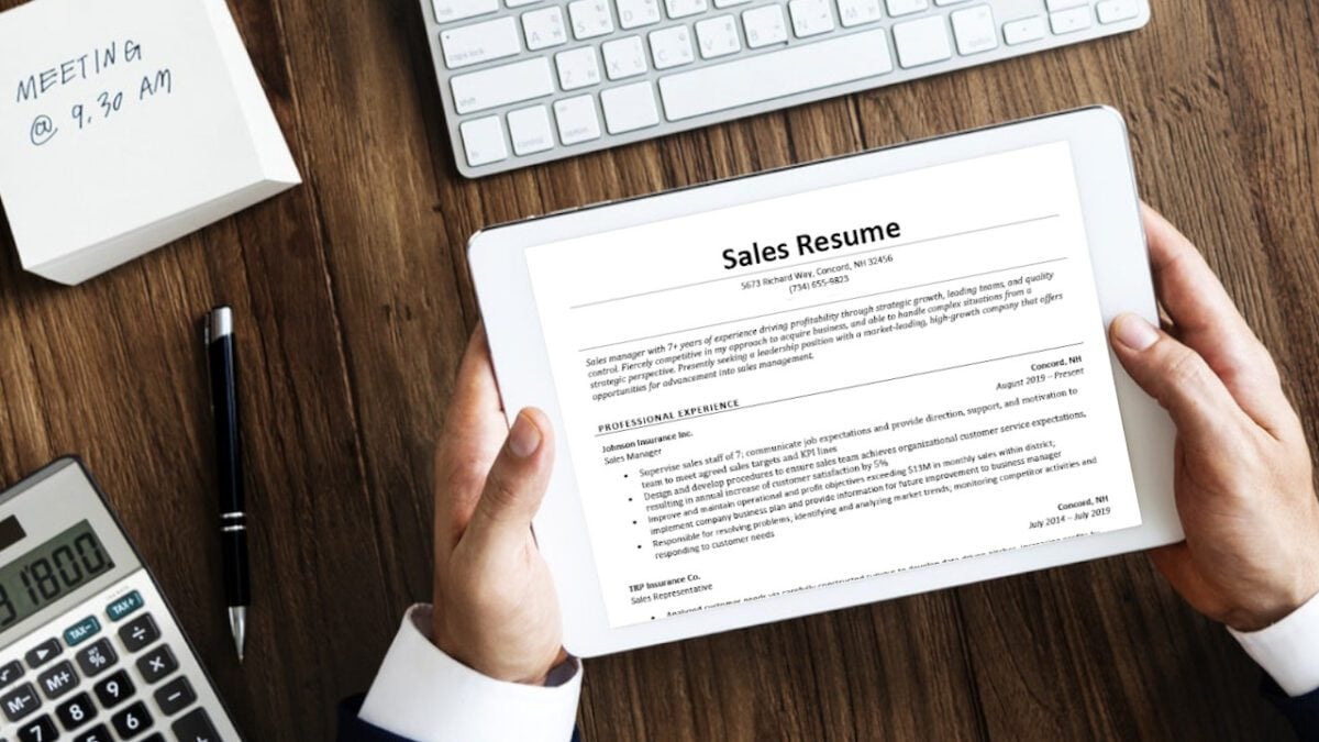 How to Build a Great Sales Resume - Treeline, Inc. Sales Recruiting